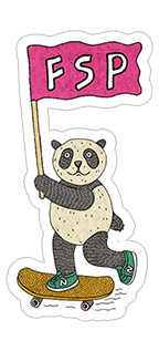 Freaky Panda Stickers